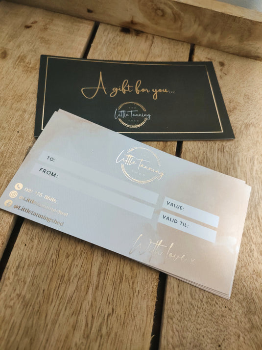 Gift Vouchers – The Little Tanning Shed